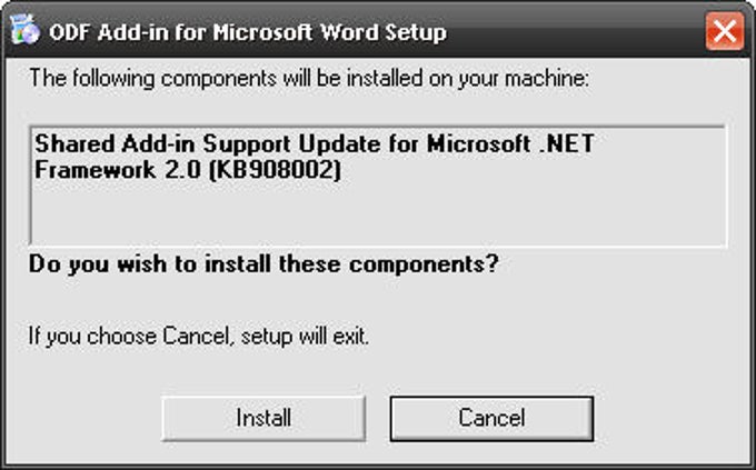 OpenXML Translator (ODF Add-in for Microsoft Word) - Download