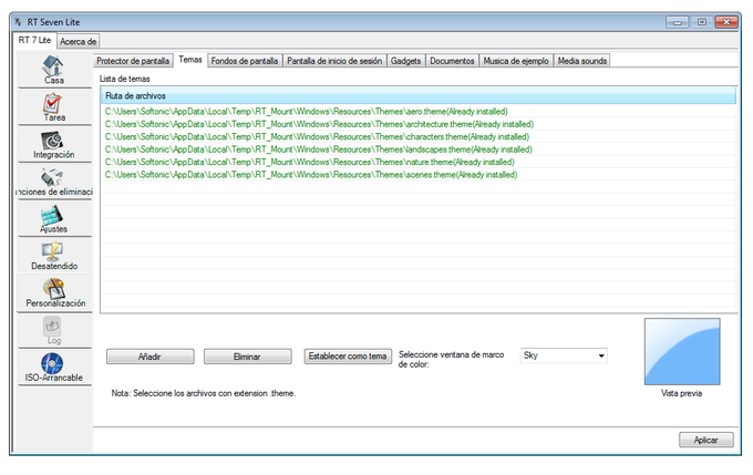 RT Se7en Lite - Descargar