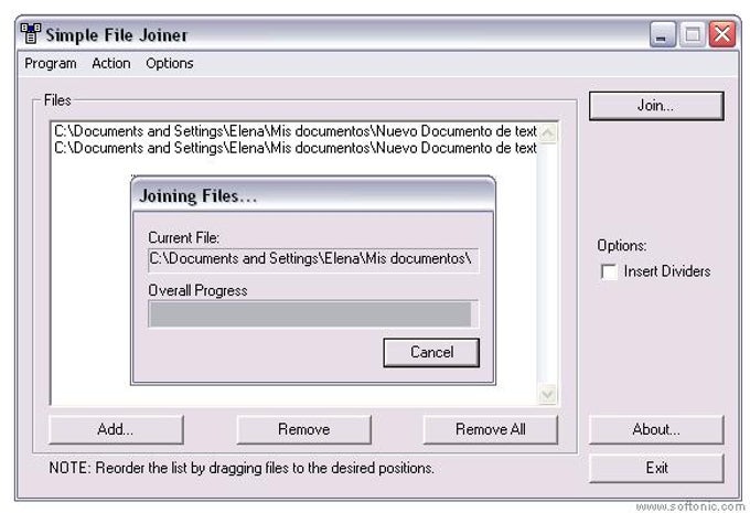 Simple File Joiner - Descargar