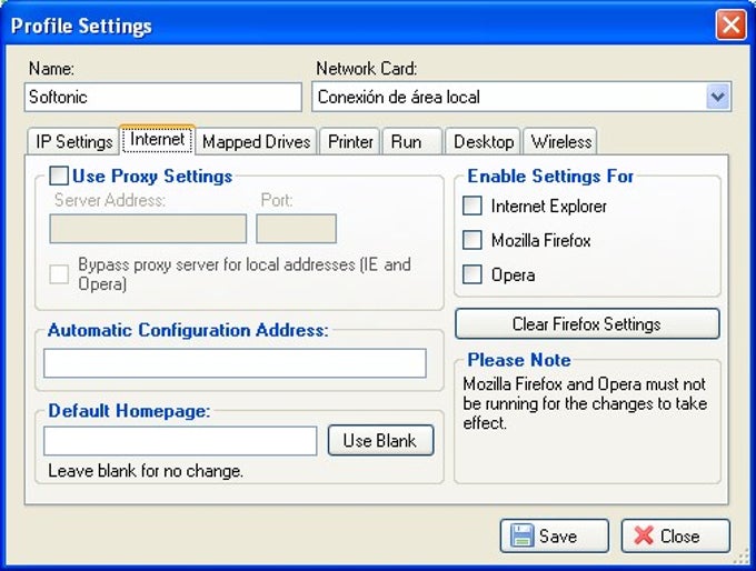 Net profiles - Descargar