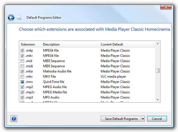 Default Programs Editor - Descargar