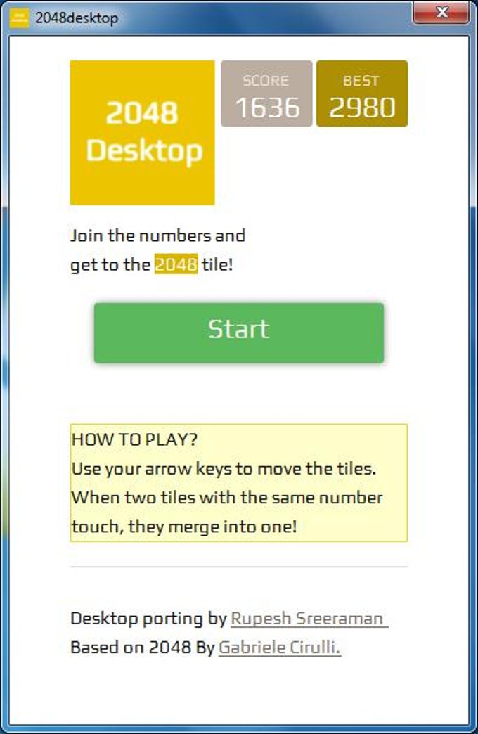 2048 Desktop - Download