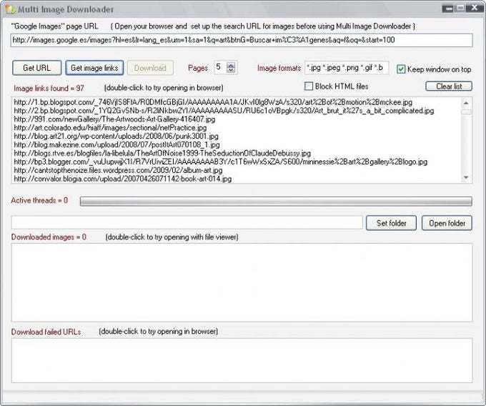 Multi Image DownLoader - Descargar