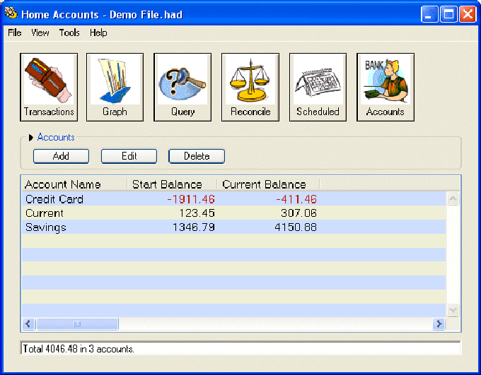Home Accounts - Descargar
