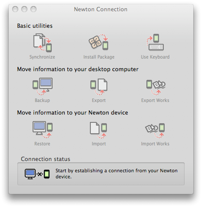 Newton Connection (NCX) for Mac - Download