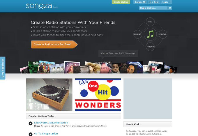 Songza Online