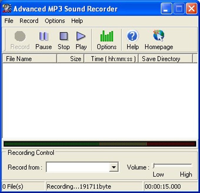 Advanced MP3 Sound Recorder - Descargar