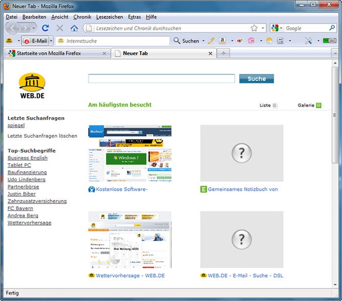 WEB.DE-Toolbar - Download