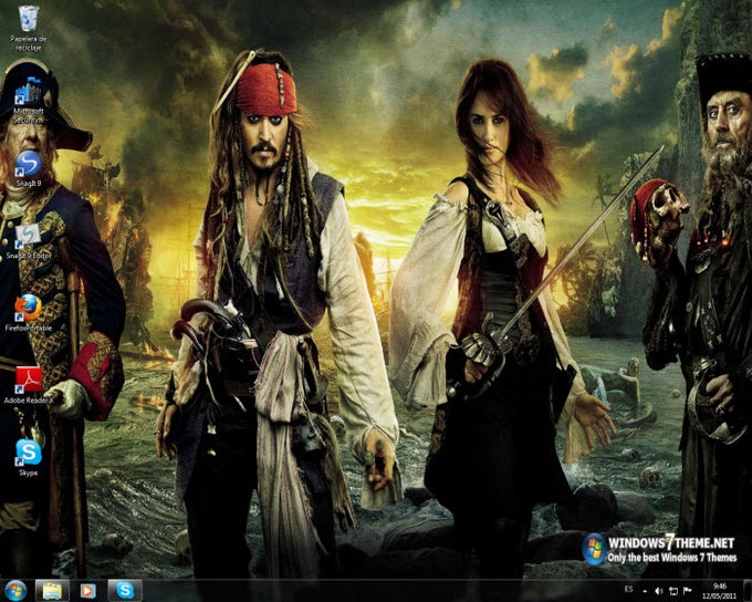 Pirates of the Caribbean 4 Windows 7 Theme (Windows) - Descargar