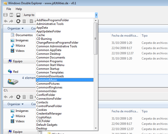 Windows Double Explorer (Windows) - Descargar
