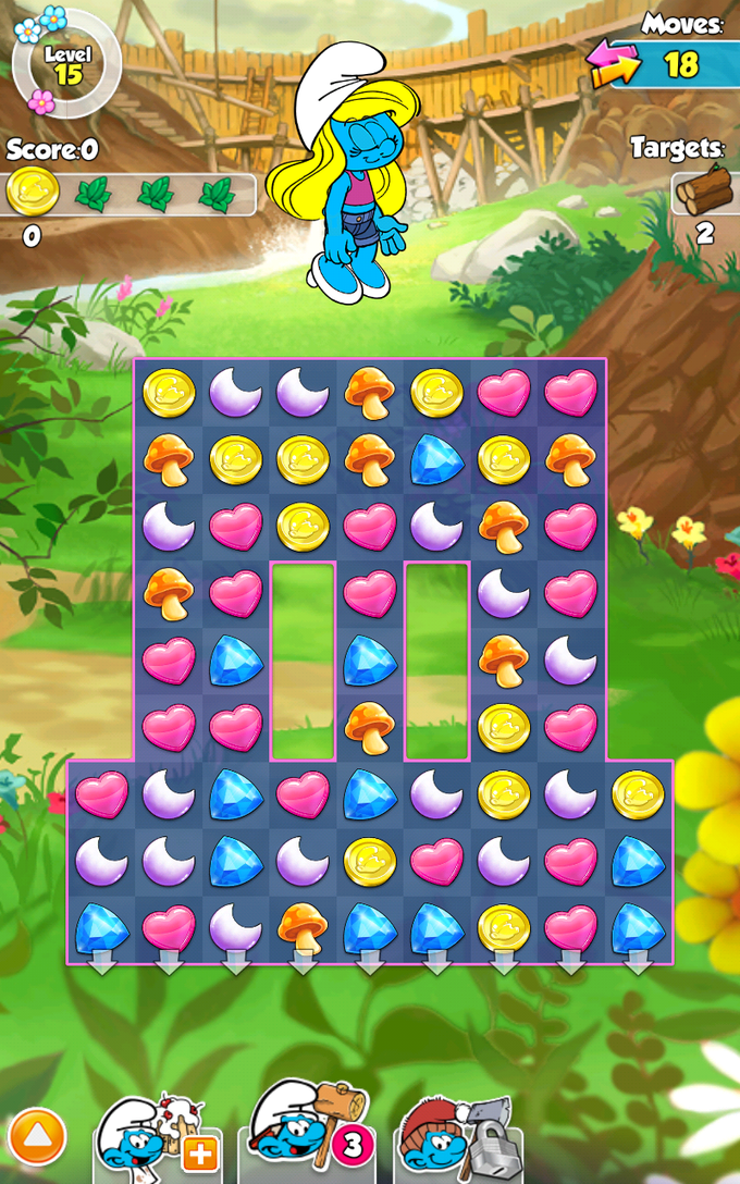 Smurfette's Magic Match for Android - Download
