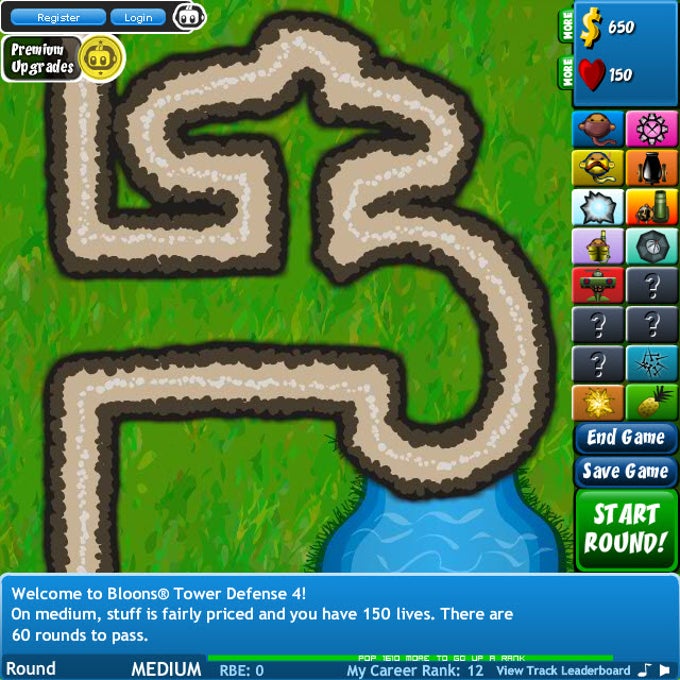 Bloons Tower Defense 4 Online