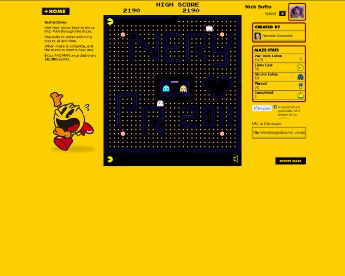 World's Biggest Pacman Online
