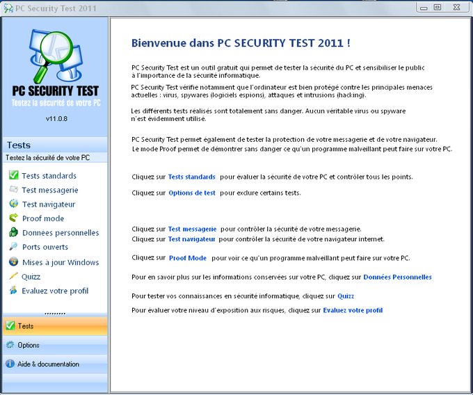 PC Security Test - Télécharger