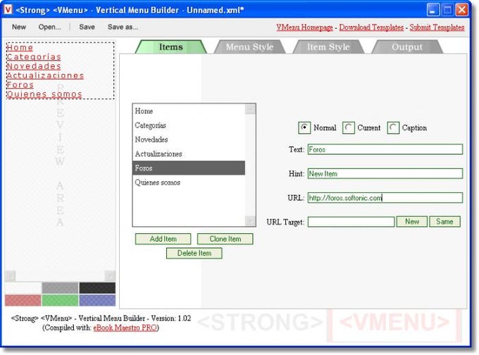Strong VMenu - Download