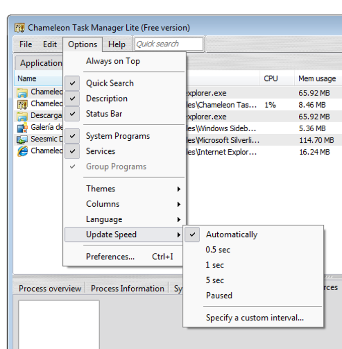 Chameleon Task Manager - Descargar