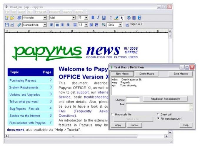 Papyrus OFFICE - Descargar