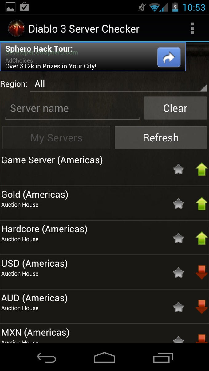 Diablo 3 Server Checker for Android - Download