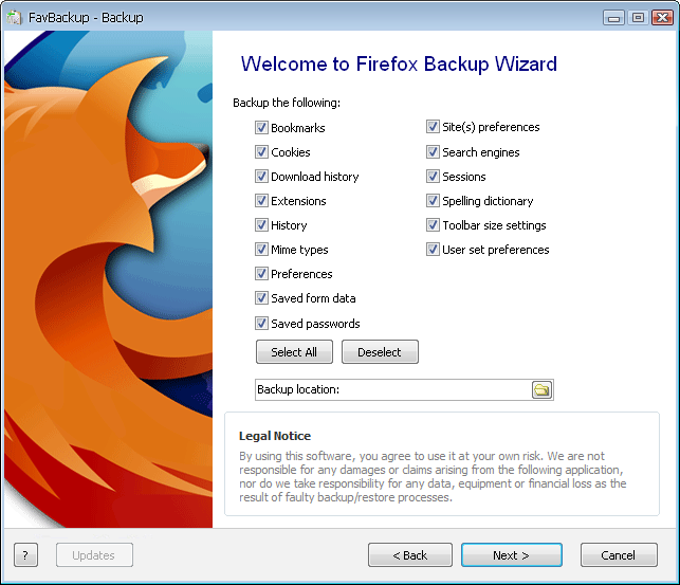 FavBackup - Download