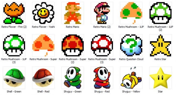 Super Mario Icons - Download