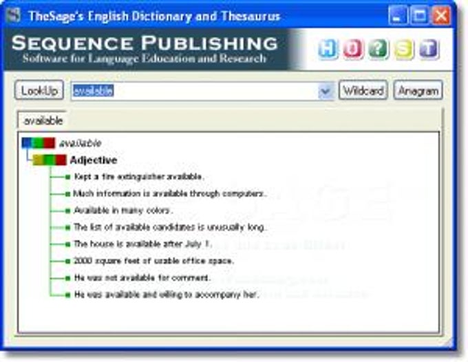 TheSage English Dictionary - Télécharger