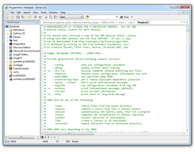 Programmers Notepad Descargar