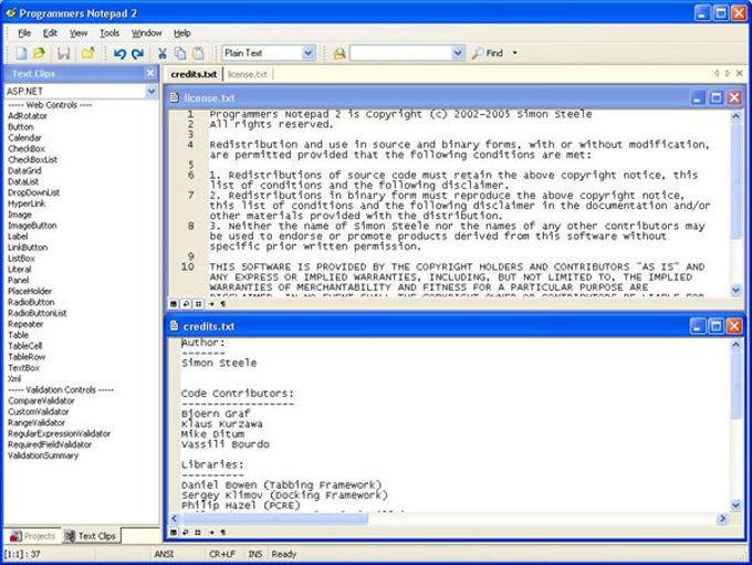 Programmers Notepad - Download