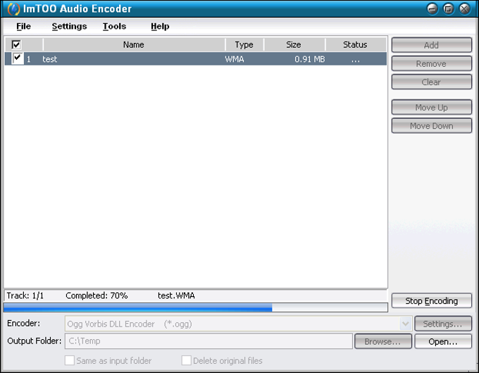 ImTOO Audio Encoder - Descargar