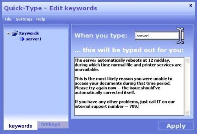 Quick-Type - Download