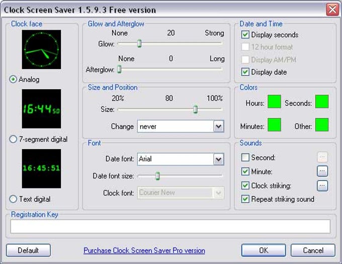 Clock Screen Saver - Download