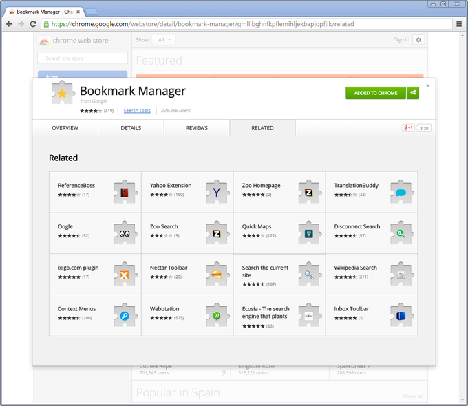 Bookmark Manager Extension - Download