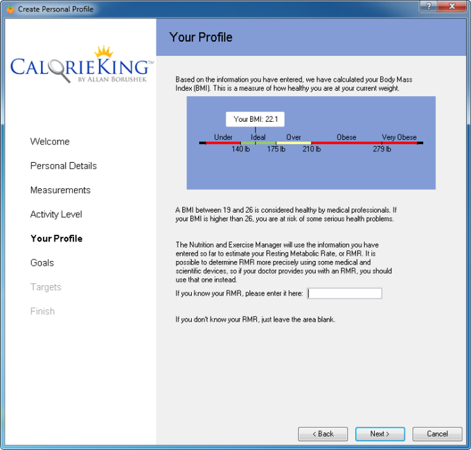 CalorieKing.com Diet Diary - Download