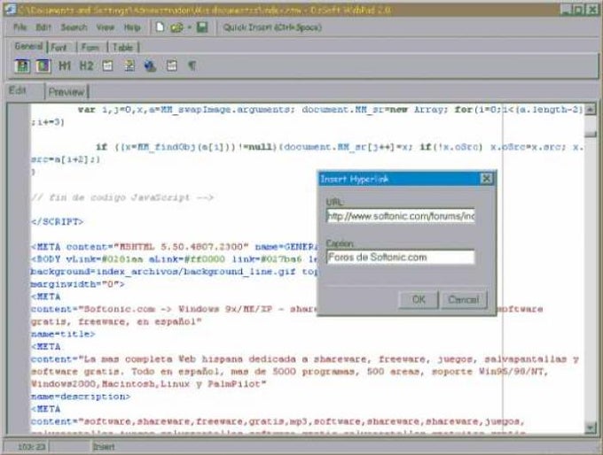 DzSoft WebPad - Descargar
