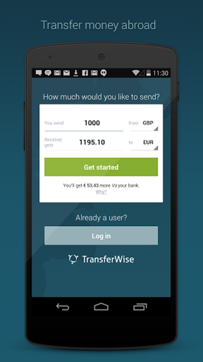 TransferWise Money Transfer APK for Android - Download