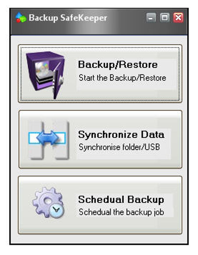 Backup SafeKeeper - Download