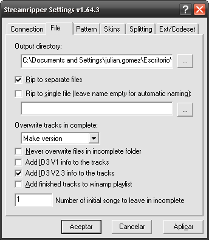 Streamripper - Descargar