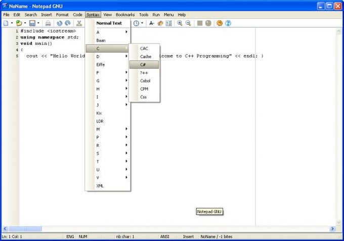 Notepad GNU - Download