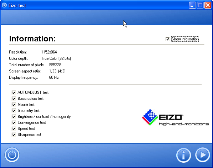 Eizo MonitorTest - Download