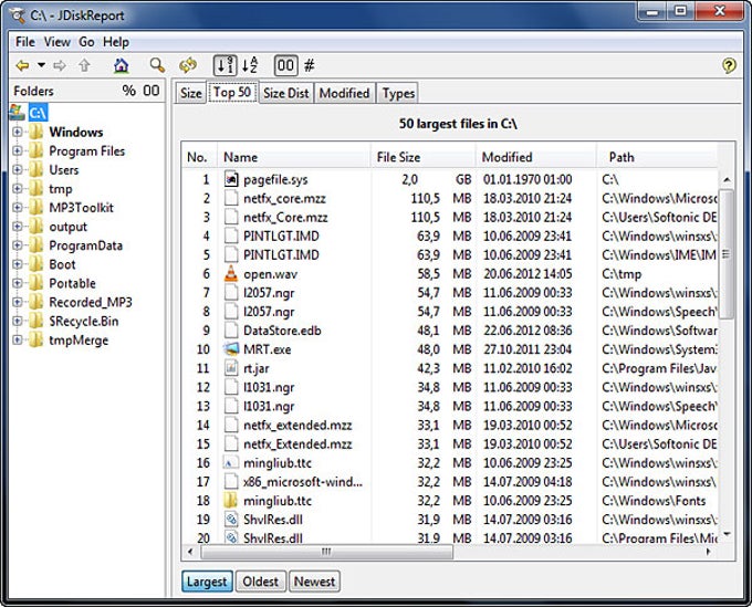JDiskReport - Download