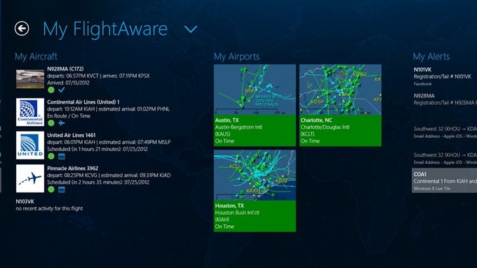 FlightAware for Windows 10 (Windows) - Télécharger