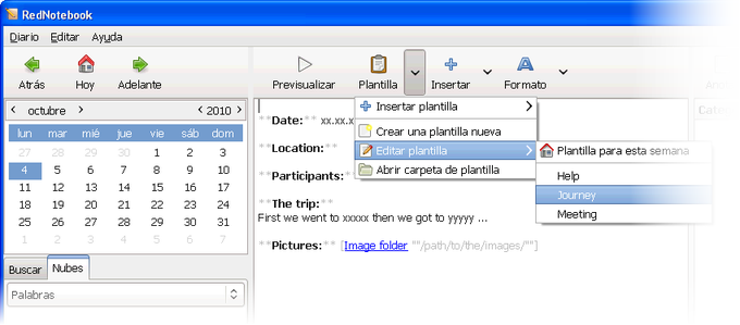 RedNoteBook Portable - Download