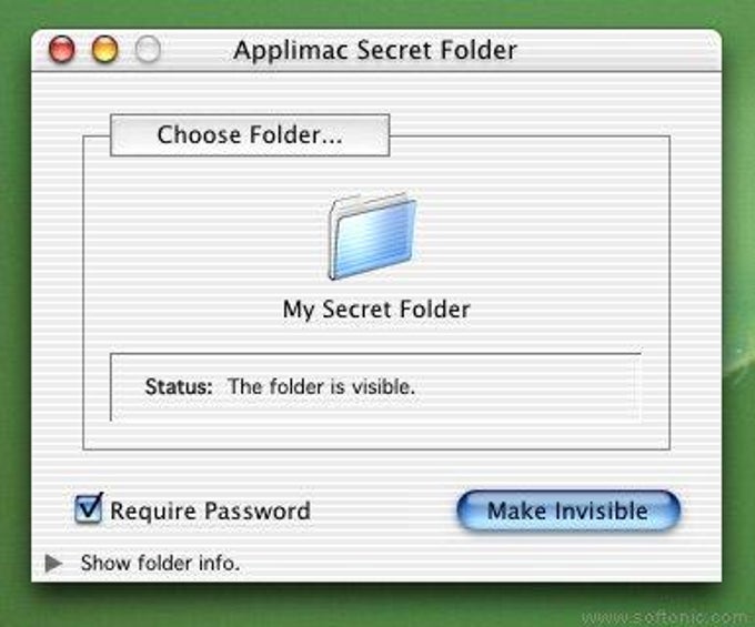 Apimac Secret Folder para Mac - Descargar