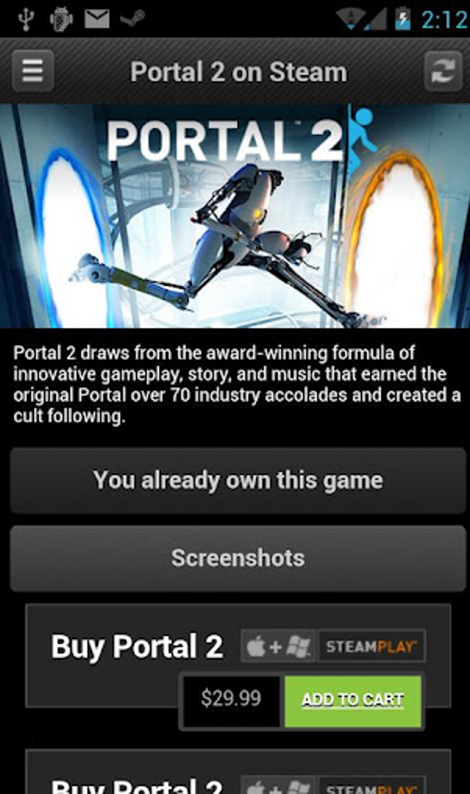 Steam para Android - Descargar