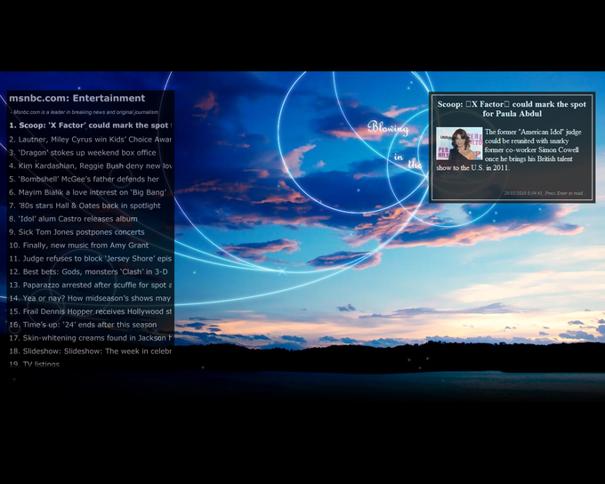 2Flyer RSS Screensaver - Descargar