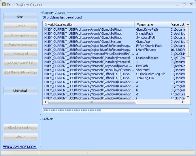 AML Free Registry Cleaner - Download