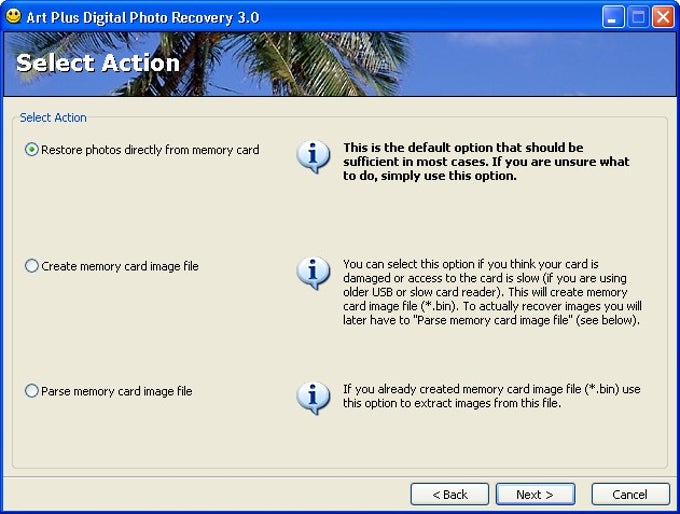 Art Plus Digital Photo Recovery - Download