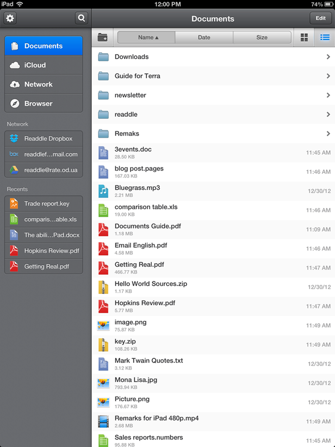 Documents by Readdle para iPhone - Descargar