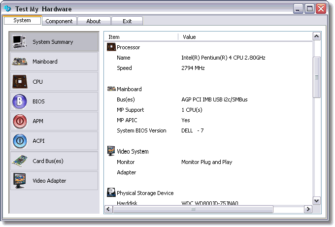 Test My Hardware - Download