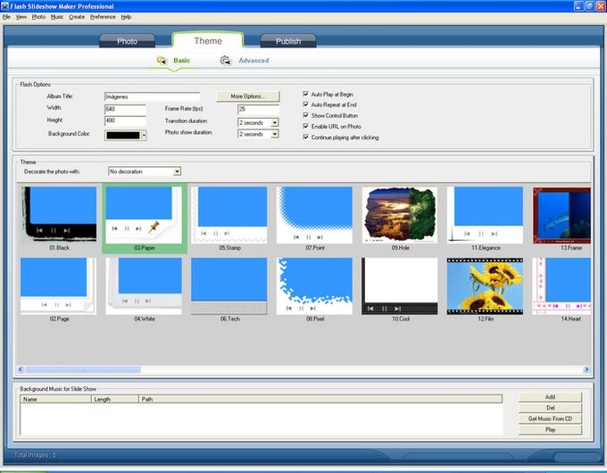 Flash Slide Show Maker Professional - Descargar