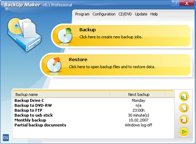 BackUp Maker - Télécharger